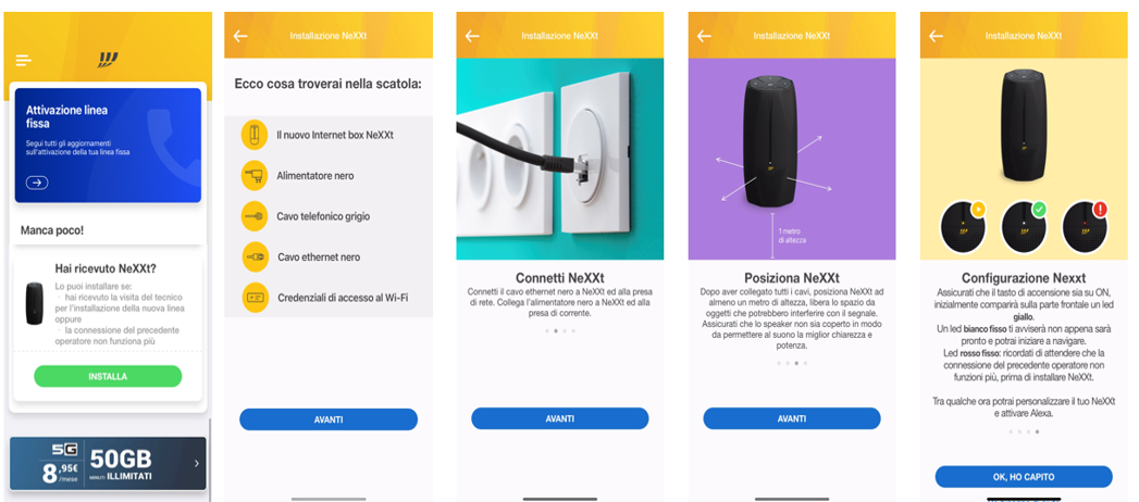 MyFastweb - Installazione NeXXt